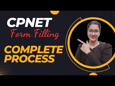 CPNET FORM FILLING COMPLETE PROCESS | CPNET ka form kaise bharein - YouTube