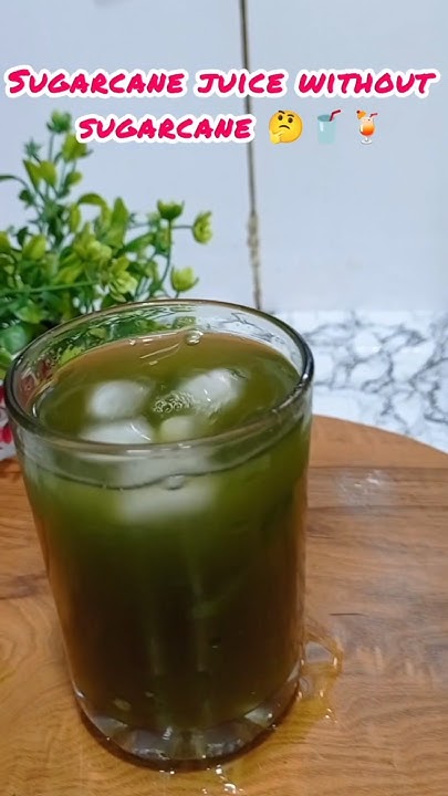 Sugarcane Juice Without Sugarcane 🍹😋 - YouTube