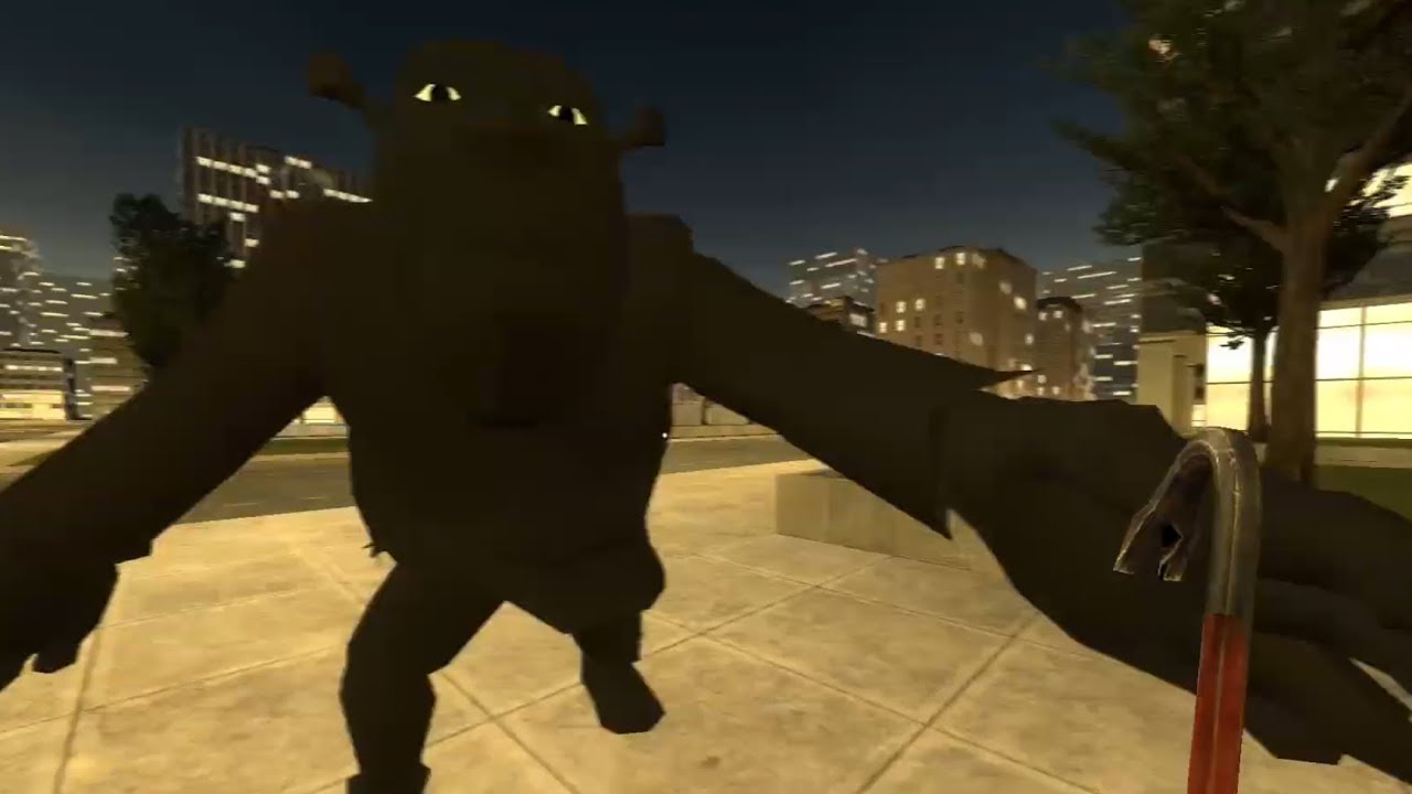 NIGHTMARE MUNCI SHREK SOLO CHASES ME IN GMOD - YouTube