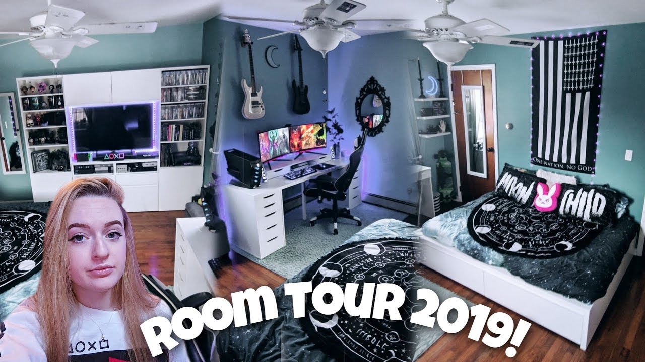 Room Tour 2019! (Gaming Room) - YouTube