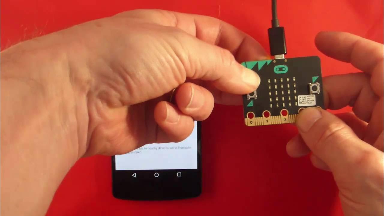 How to pair your BBC micro:bit with an Android phone or tablet - YouTube