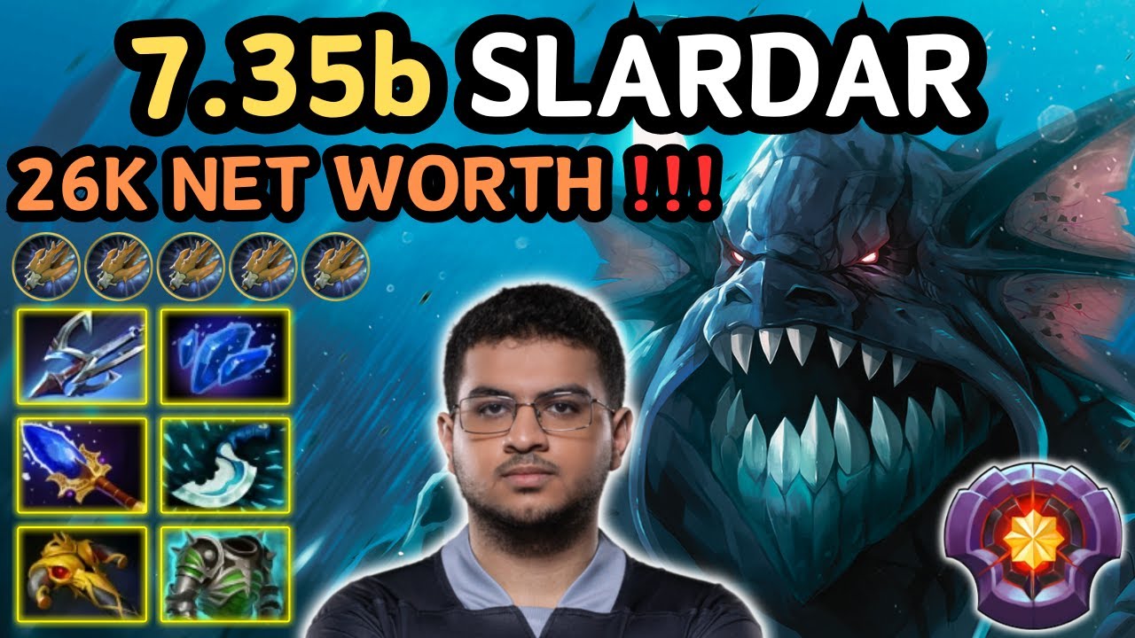 🔥 7.35 SLARDAR Offlane Highlights By ATF 🔥 18 KILLS & 20 ASSISTS Master ...