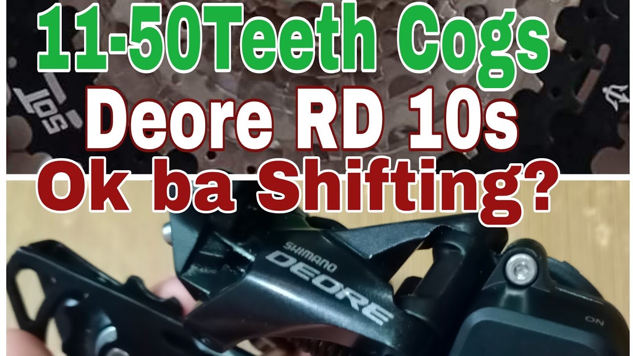 Deore M6000 10speed To 11-50T Cogs + Goatlink Shifting Problem. - YouTube