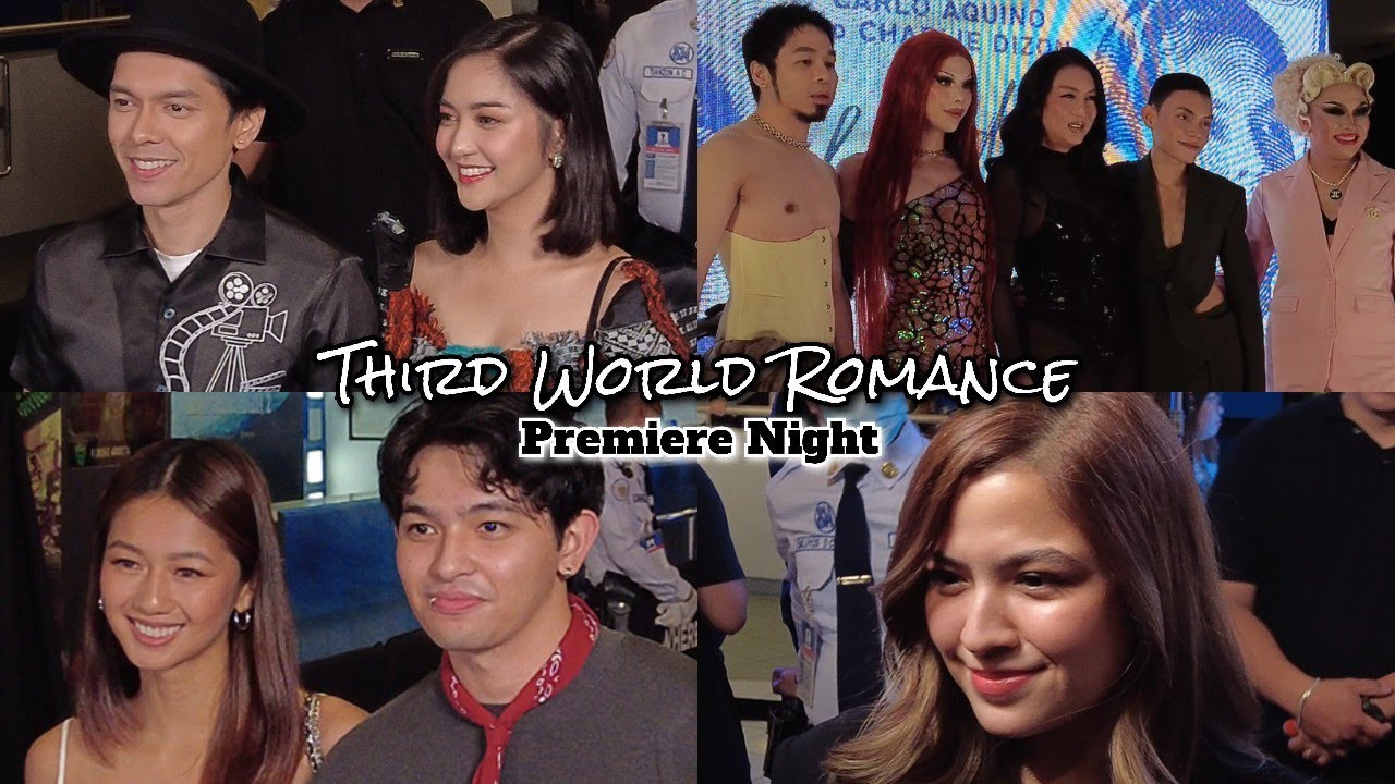 Carlo Aquino & Charlie Dizon | Third World Romance Premiere Night + Kaori Oinuma, Joao, Alexa ...