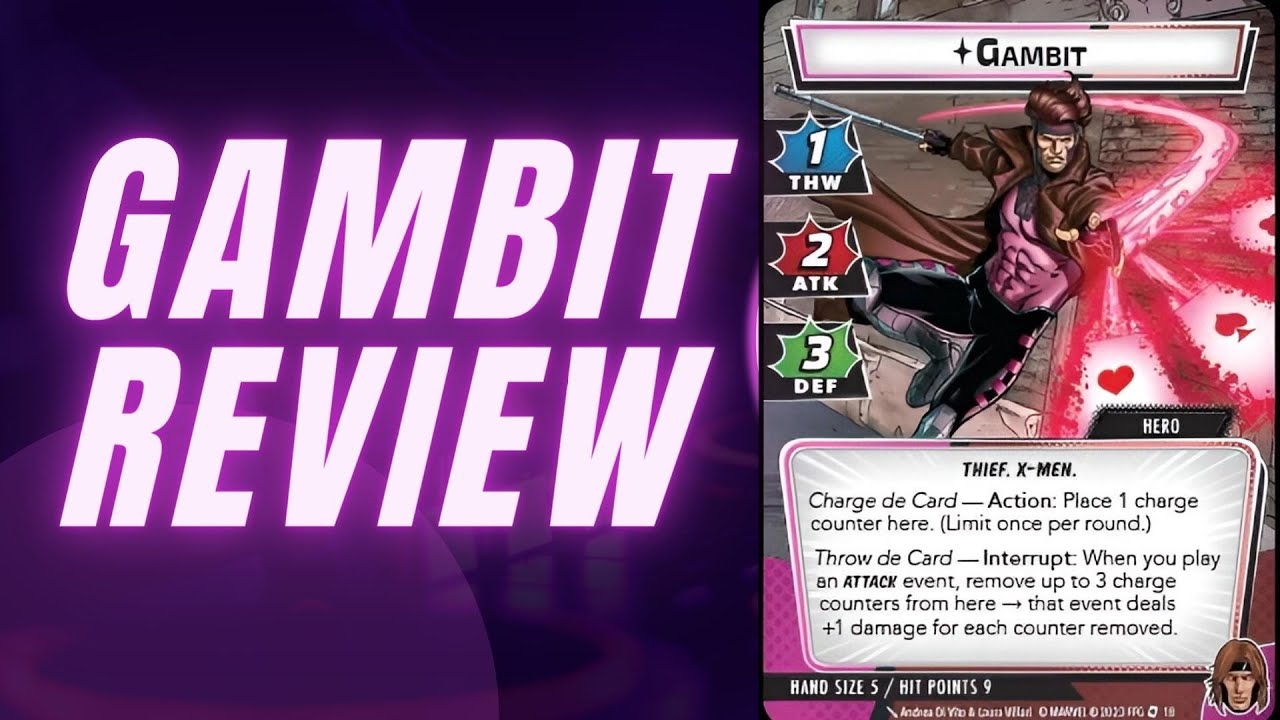 Gambit Review - Marvel Champions - YouTube