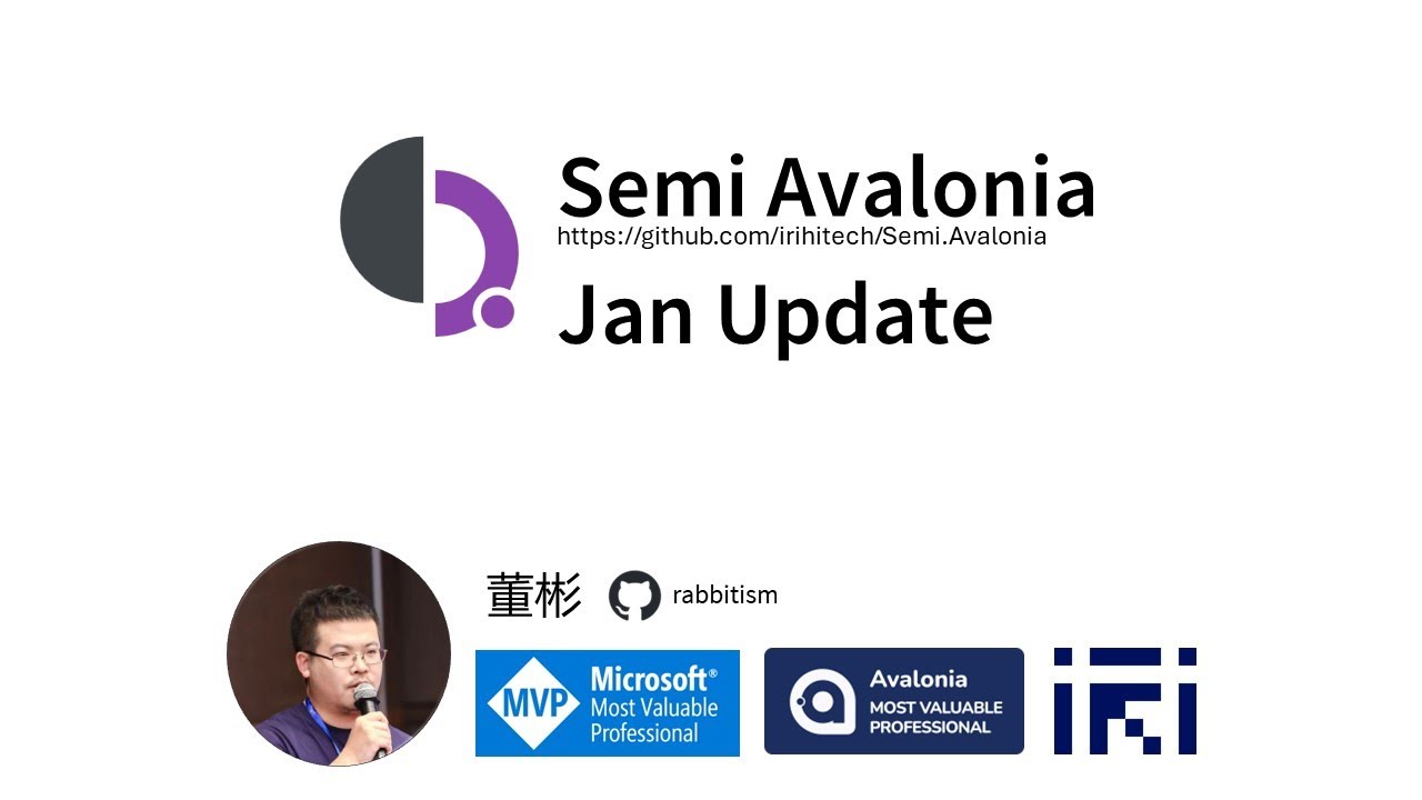 Semi Avalonia January Update - YouTube