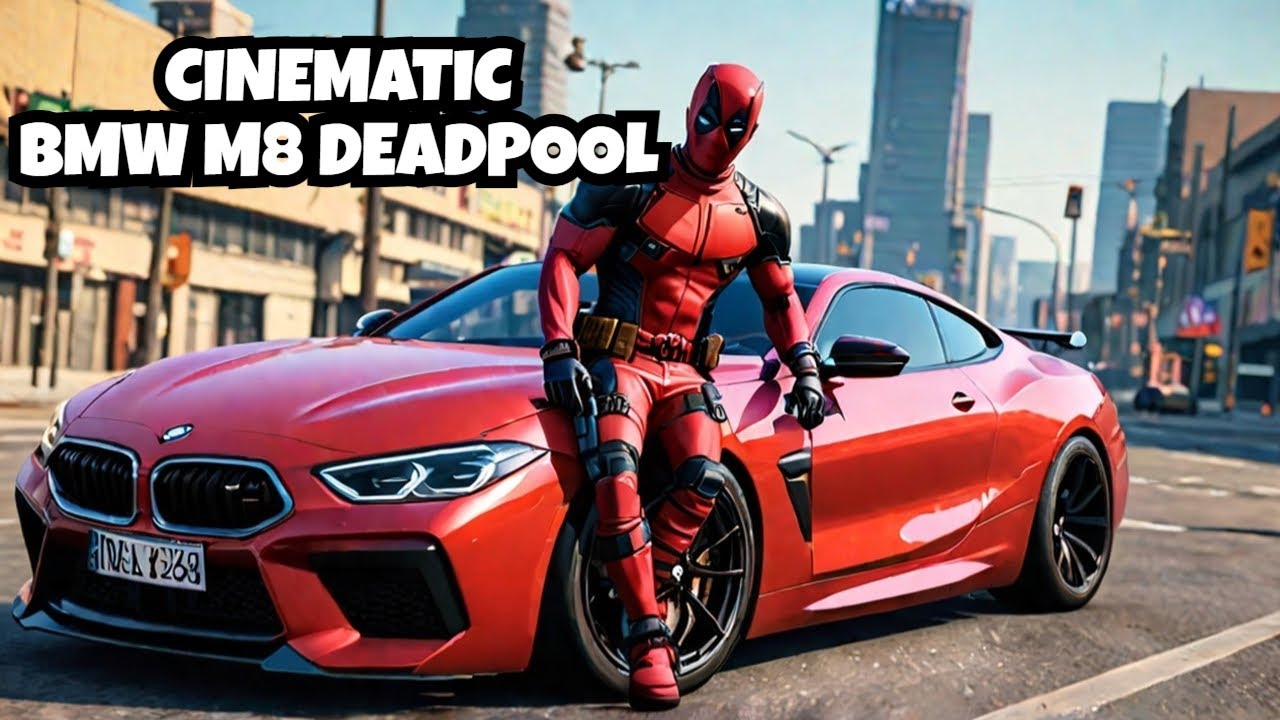 GTA 5 DEADPOOL BMW M8 CINEMATIC ACTION VIDEO - YouTube