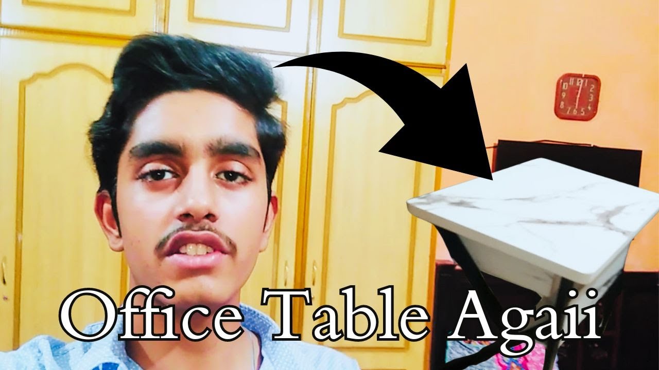 Office Ke liye table agaiii | Second Vlog - YouTube