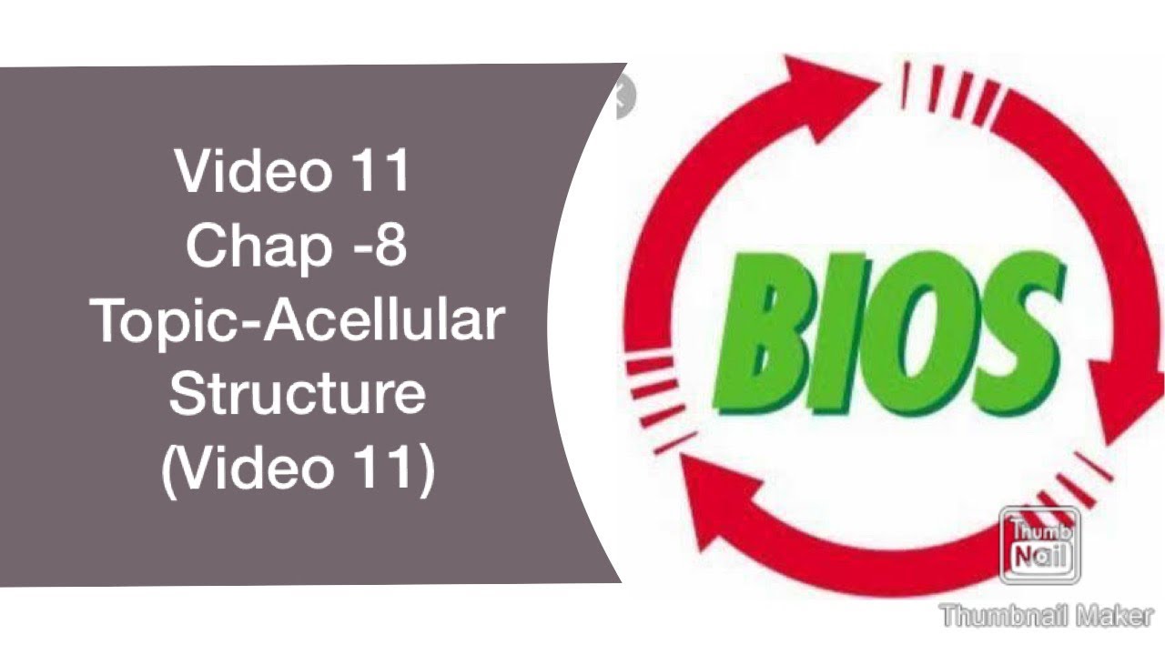 Video 11- Acellular Structures - YouTube