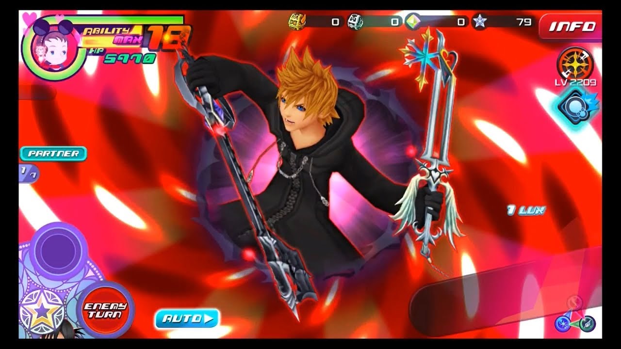 [KHUx JP] 7★ 380% ~ 480% Guilted Roxas【改】Kai Showcase - YouTube