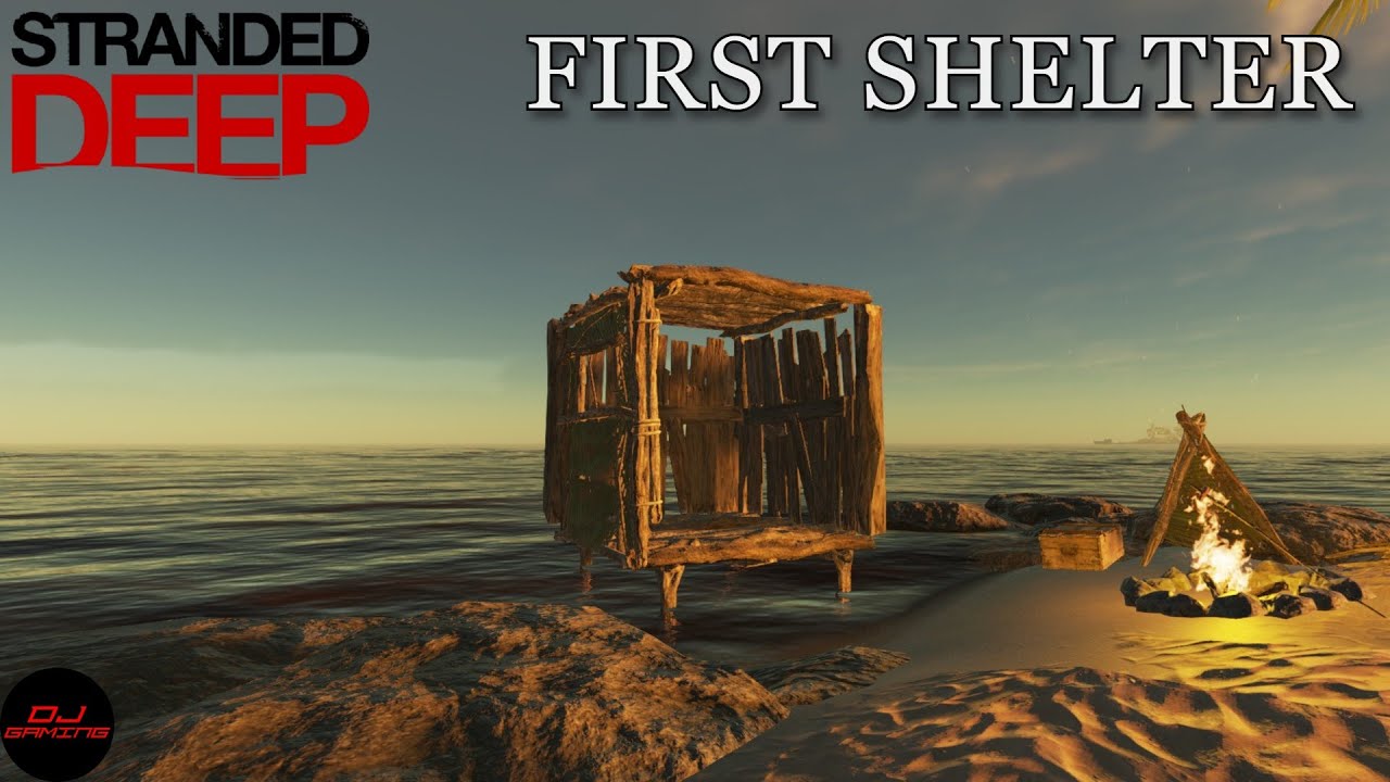 Stranded Deep: #3 - First Shelter - YouTube