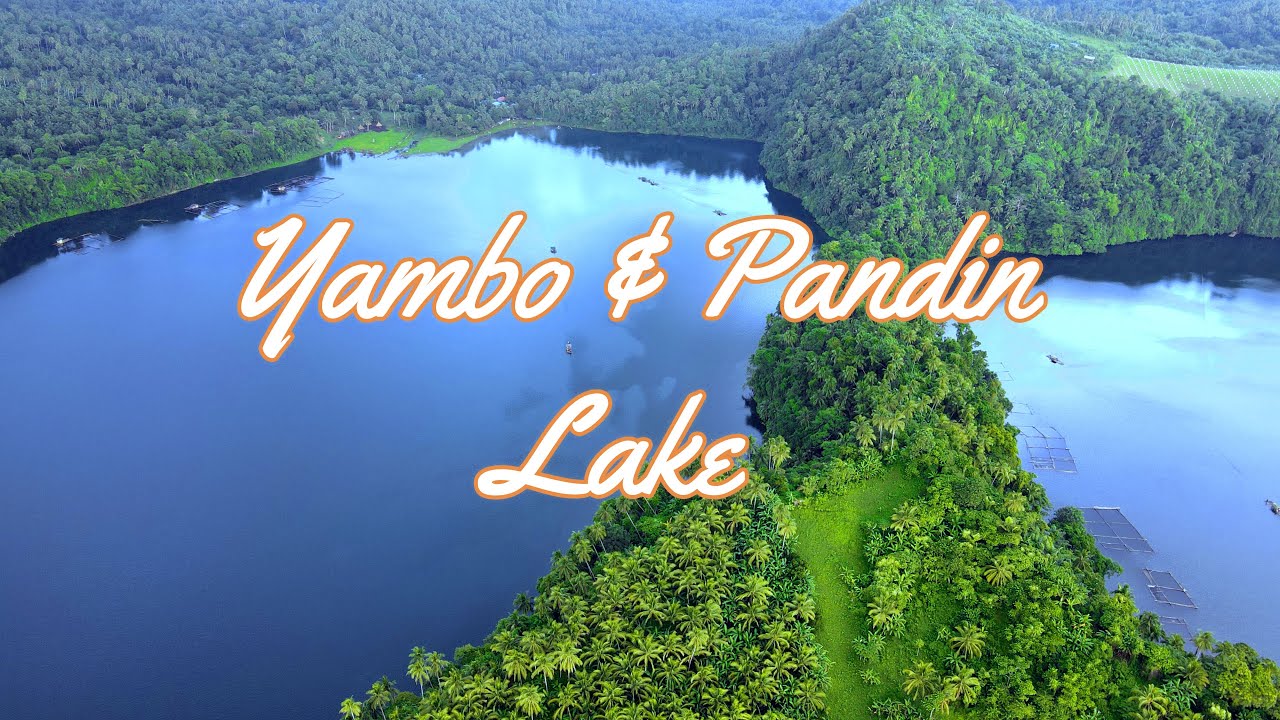 San Pablo City Laguna Philippines Pandin and Yambo lake Aerial 4k - YouTube