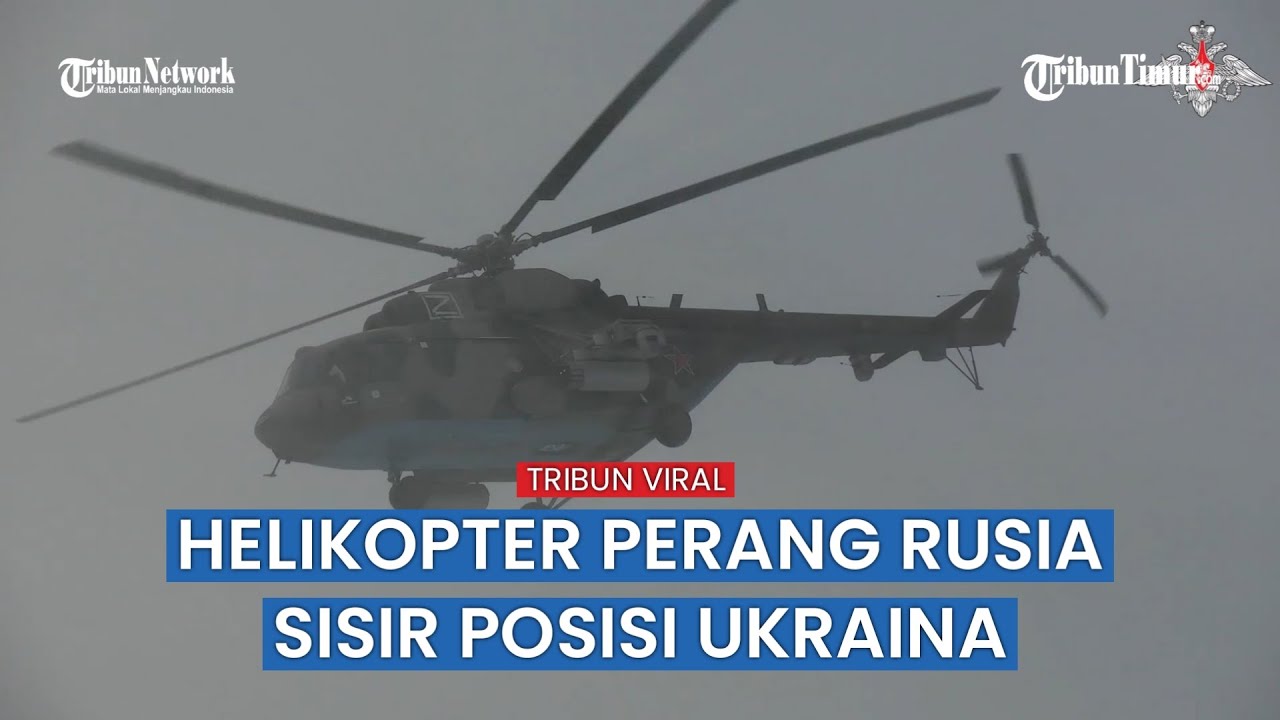Helikopter Serang Ka-52 dan Helikopter SAR Mi-8 Rusia Lakukan Serangan ...