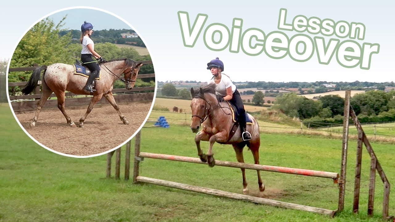 Lesson Voiceover (Flatwork & Jumping RAWS) - YouTube