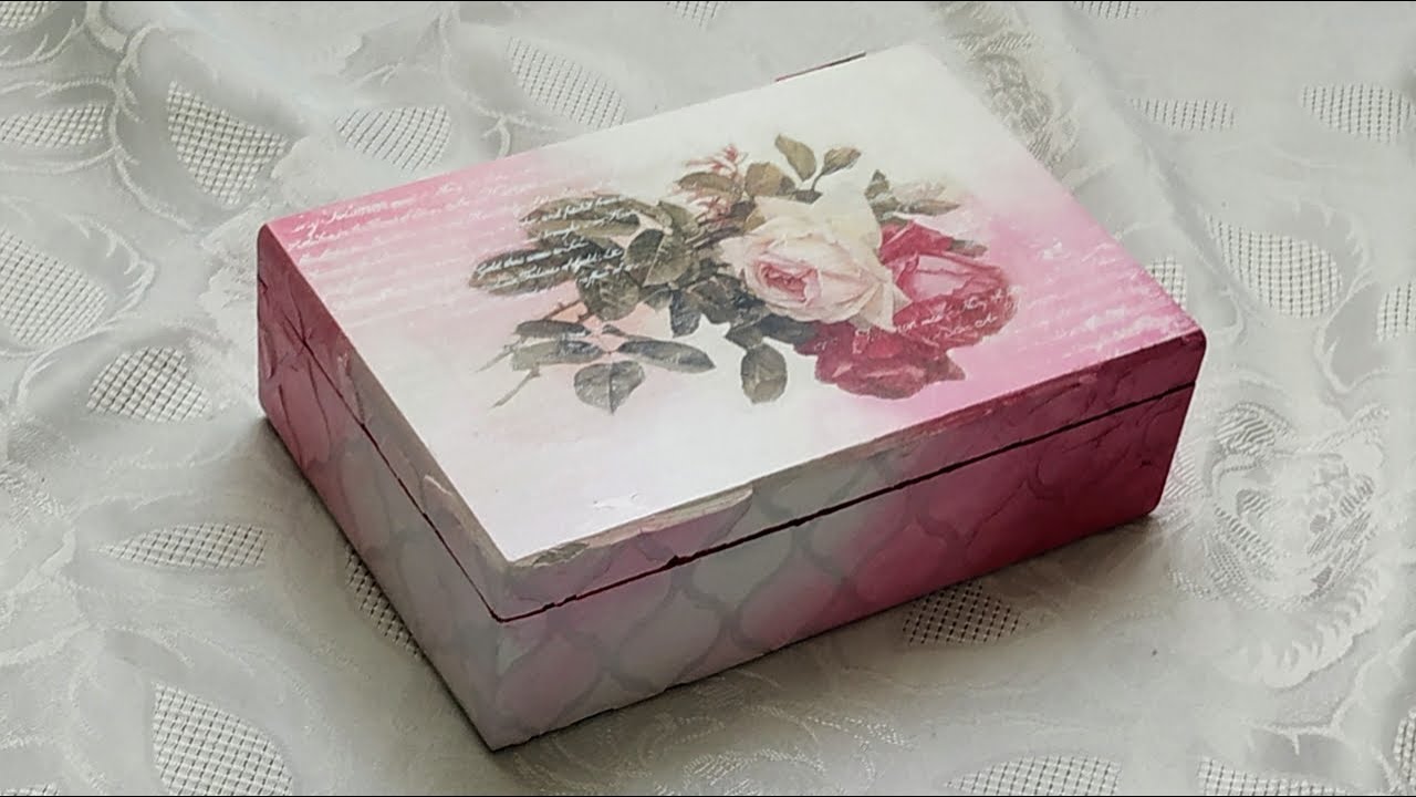 Decoupage Tutorial For Beginners - How To Decoupage On Wood - Decoupage ...