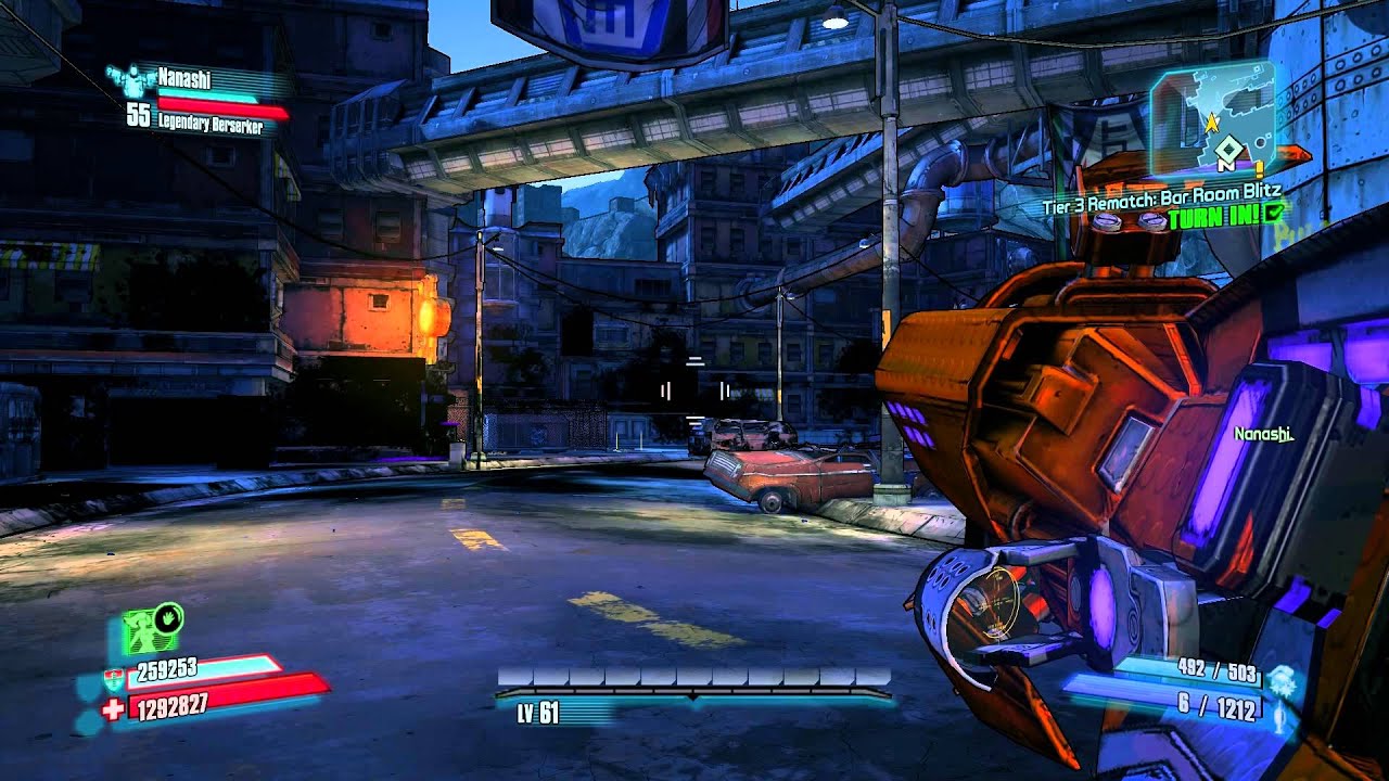 Borderlands 2: Norfleet rocket launcher Jetpack! - YouTube