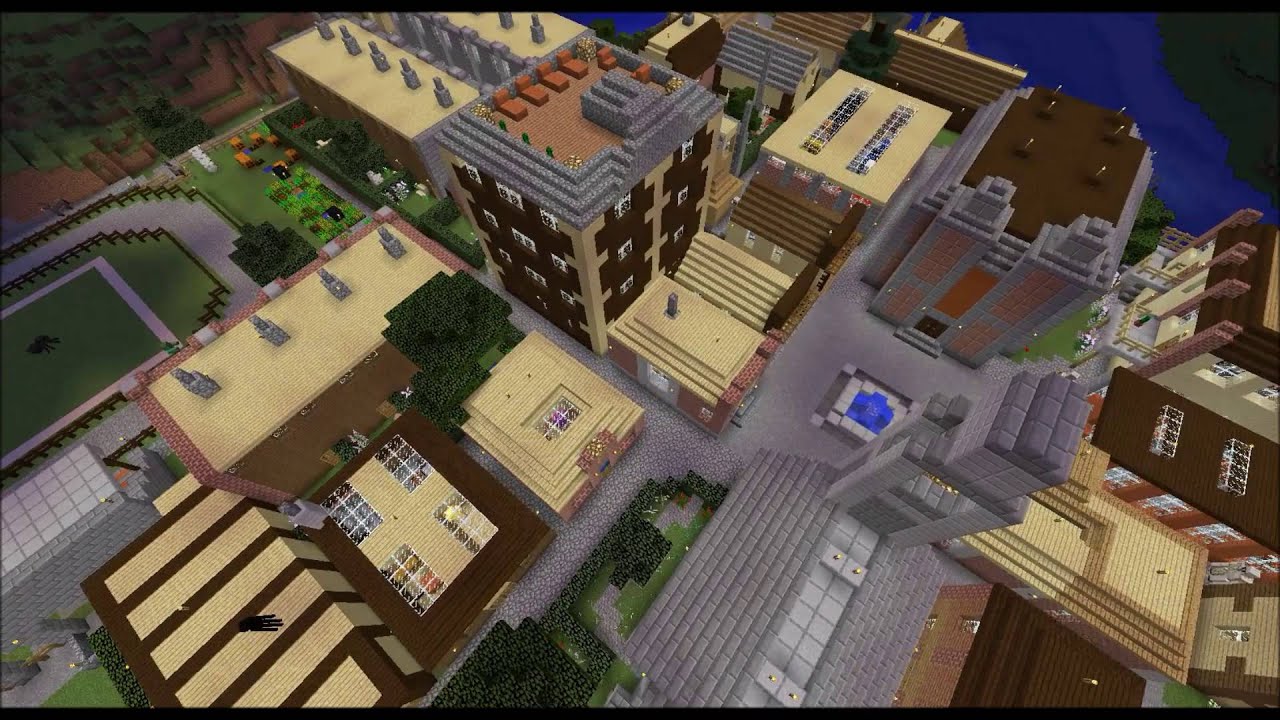 Minecraft City - Salem Part 1 - Urban Sprawl - YouTube