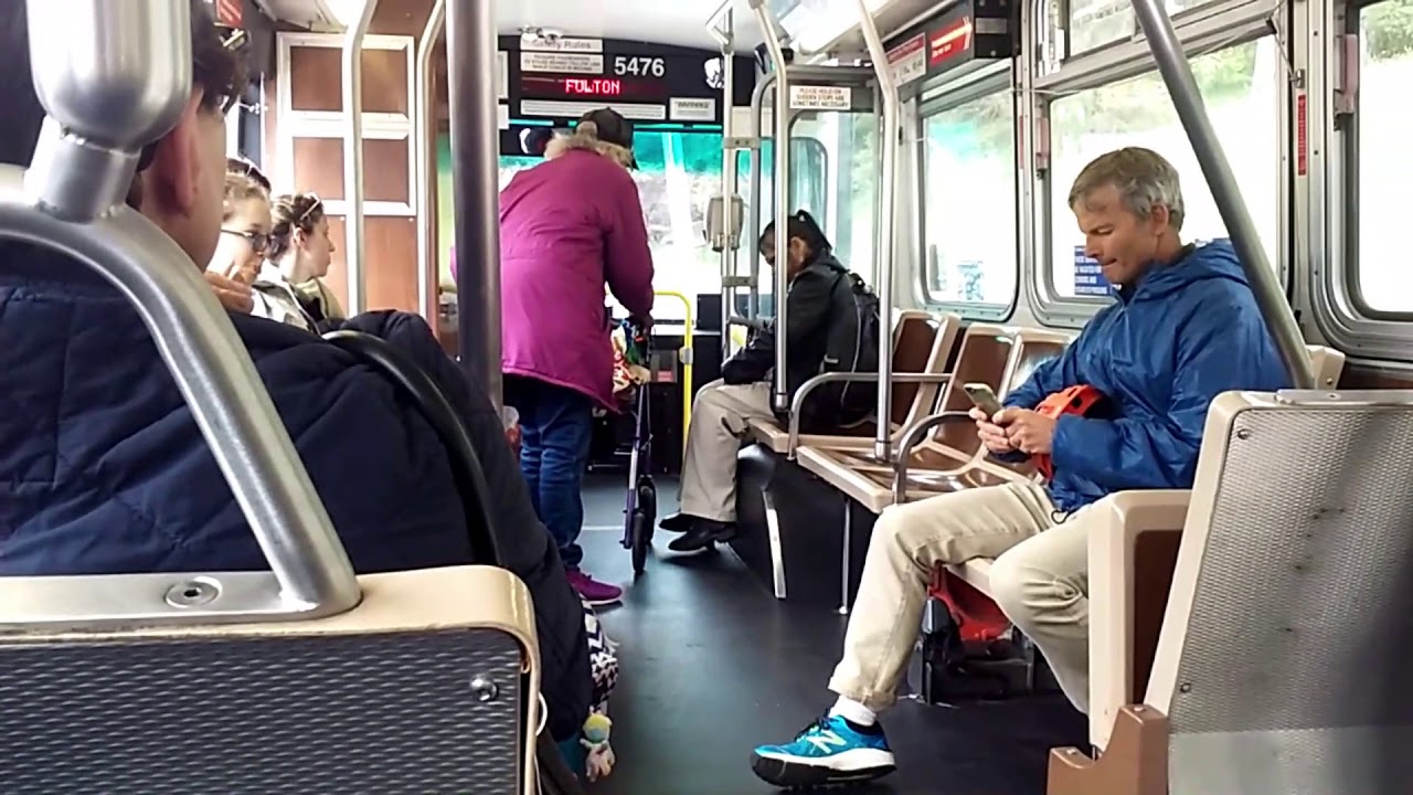 SF Muni 2002 ETI 14TrSF #5476 on Route 33 - YouTube