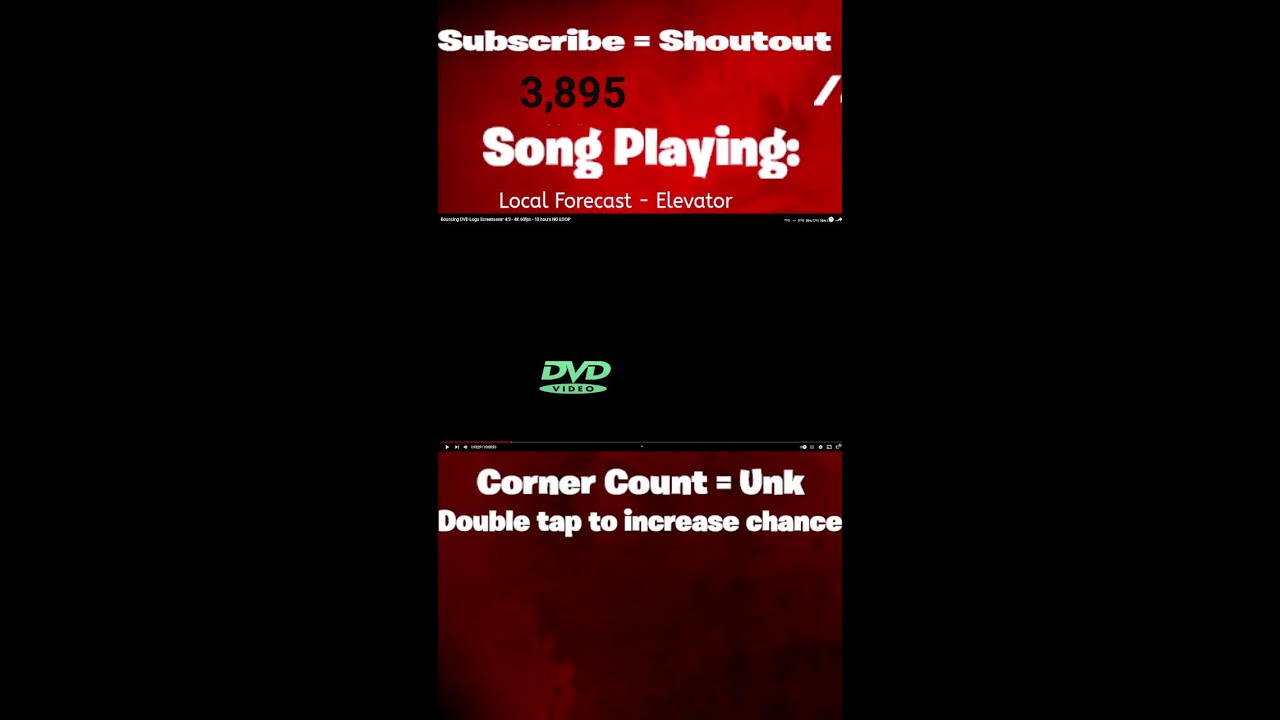 🔴DVD LOGO HITS THE CORNER!🔴 - YouTube