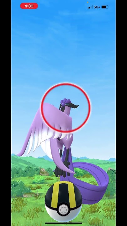 Galarian bird Articuno attempt catch I got 2 tries #pokemongo - YouTube
