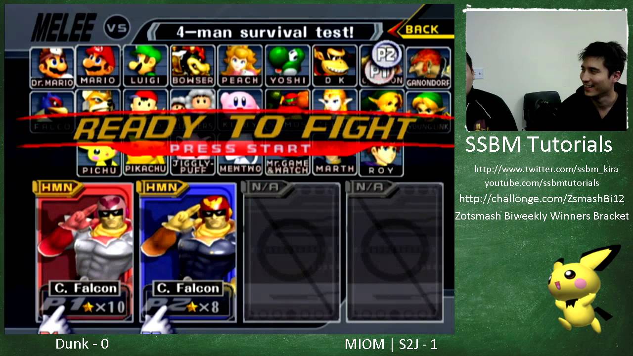 UCI 12 - Dunk (Falcon) vs S2J (Falcon) - Super Smash Bros. Melee - YouTube