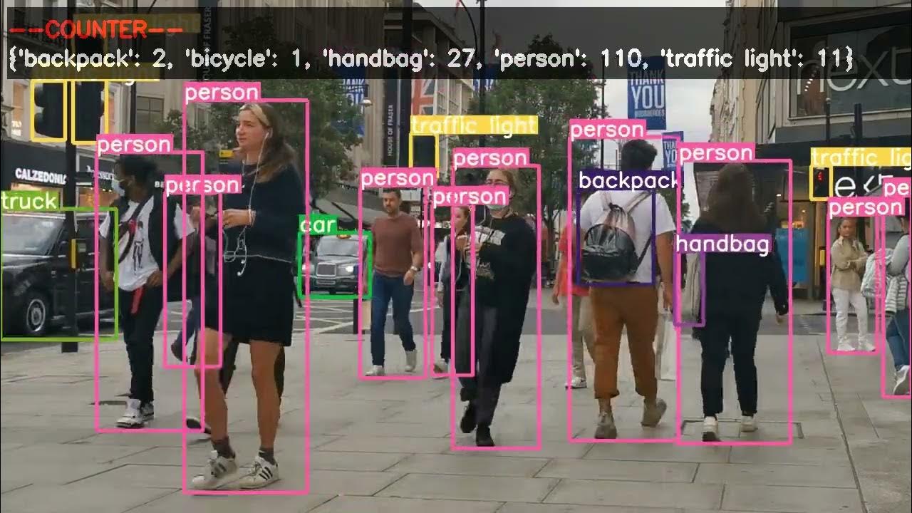 Yolov7 Object tracking and counting by classes - YouTube