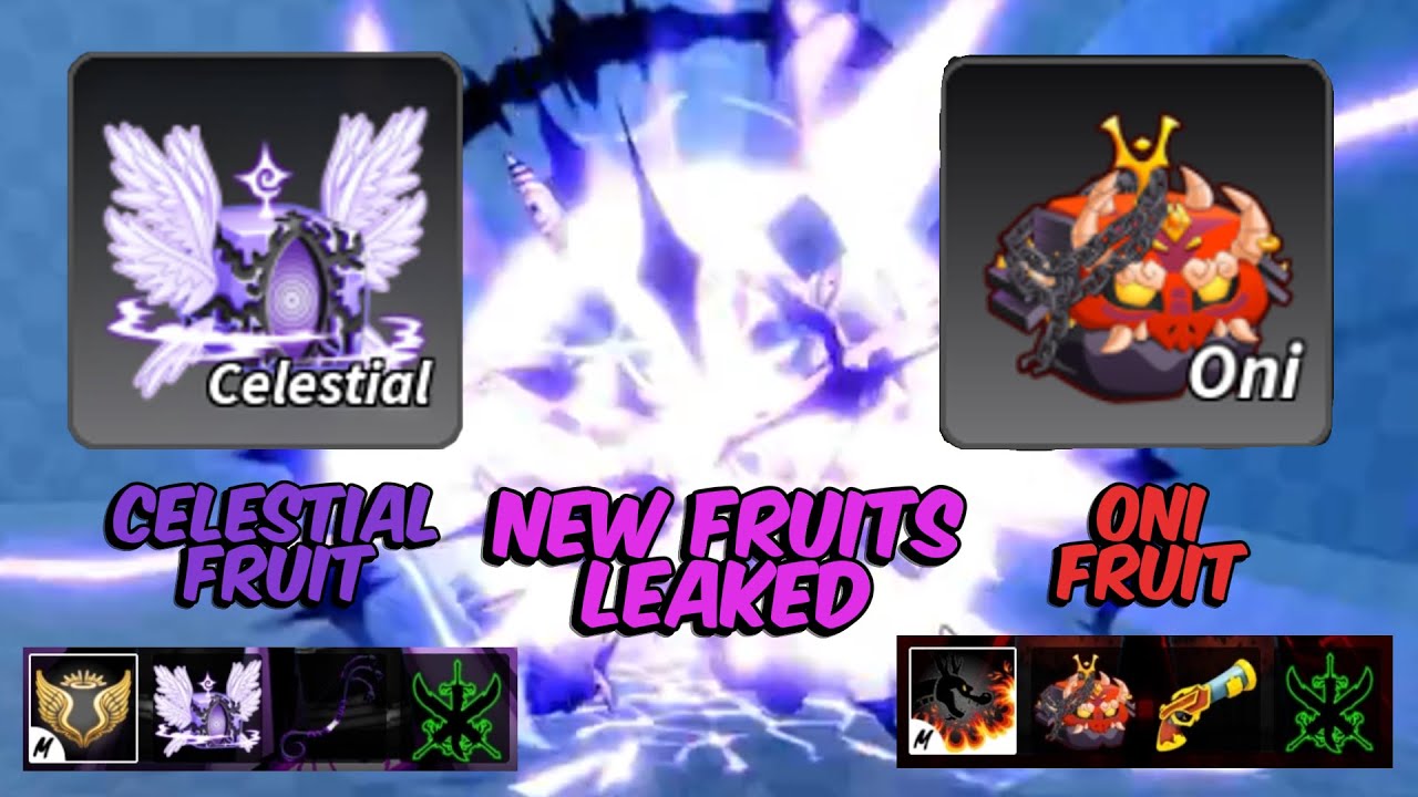 NEW CELESTIAL FRUIT AND ONI FRUIT LEAKED... | Blox Fruits - YouTube