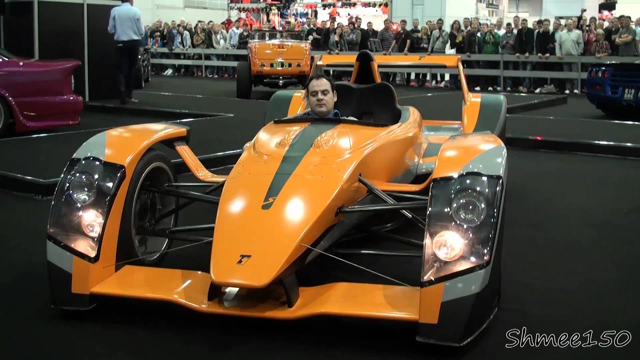 Caparo T1 - Startups, HUGE REVS at MPH Live 2010 - YouTube