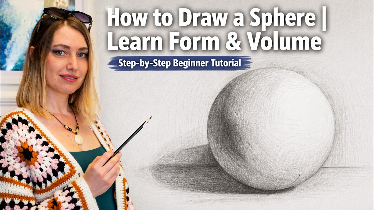 How to Draw a Sphere | Learn Form & Volume | Step‑by‑Step Tutorial ...