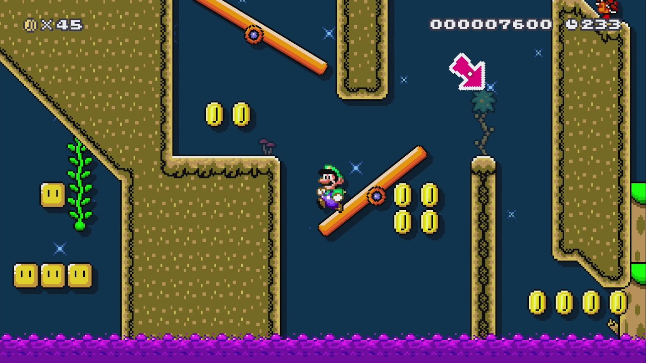 Poisoned Forest by Bibou - Super Mario Maker 2 - No Commentary 1bu ...