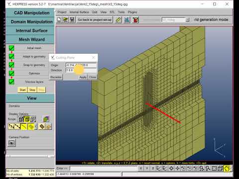 NUMECA Fine/Marine; HEXPRESS - Checking the quality of the mesh - YouTube