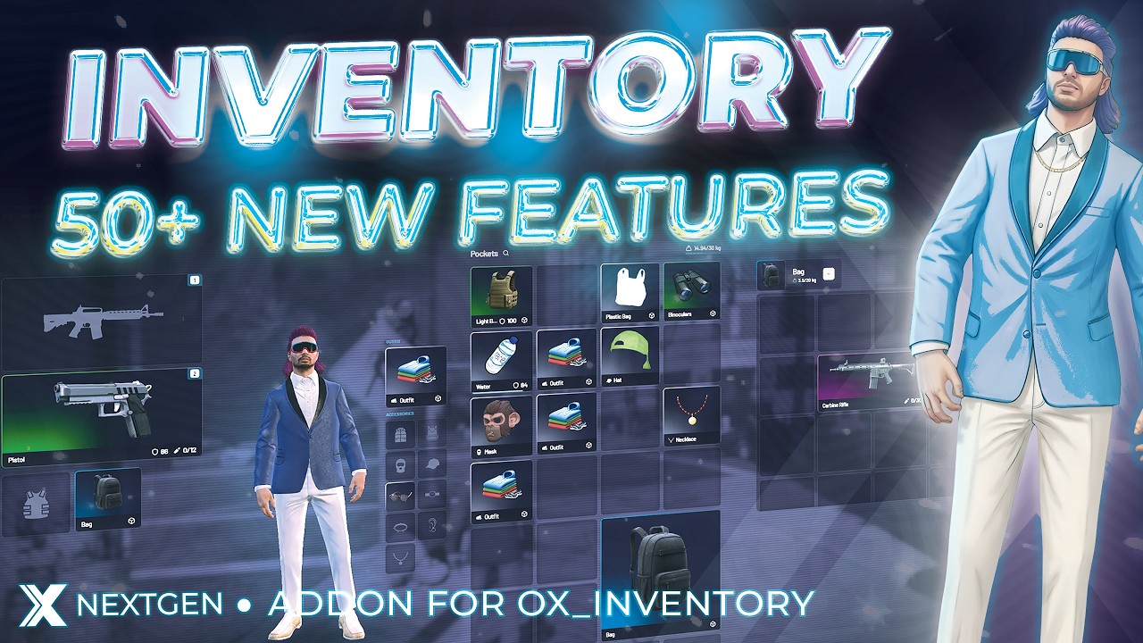 The BEST ox_inventory upgrade | NextGen Inventory [FiveM] - YouTube
