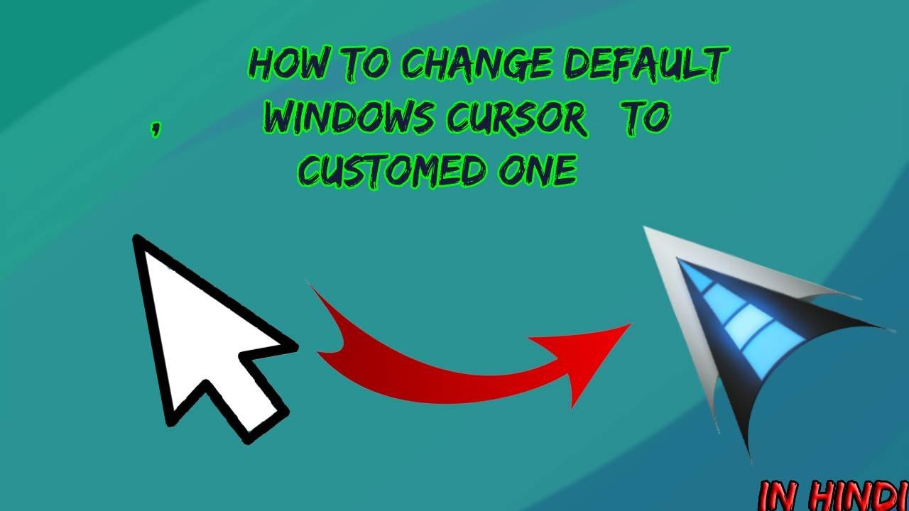 How to change default windows cursor to custom one I NY computertips ...