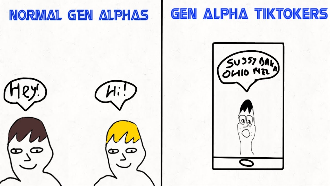Cringy Gen Alpha TikTokers… - YouTube