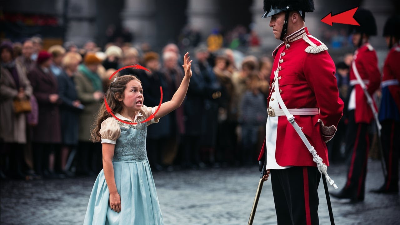 Little Girl Gives a Secret Signal to the Royal Guard. He Stops the ...