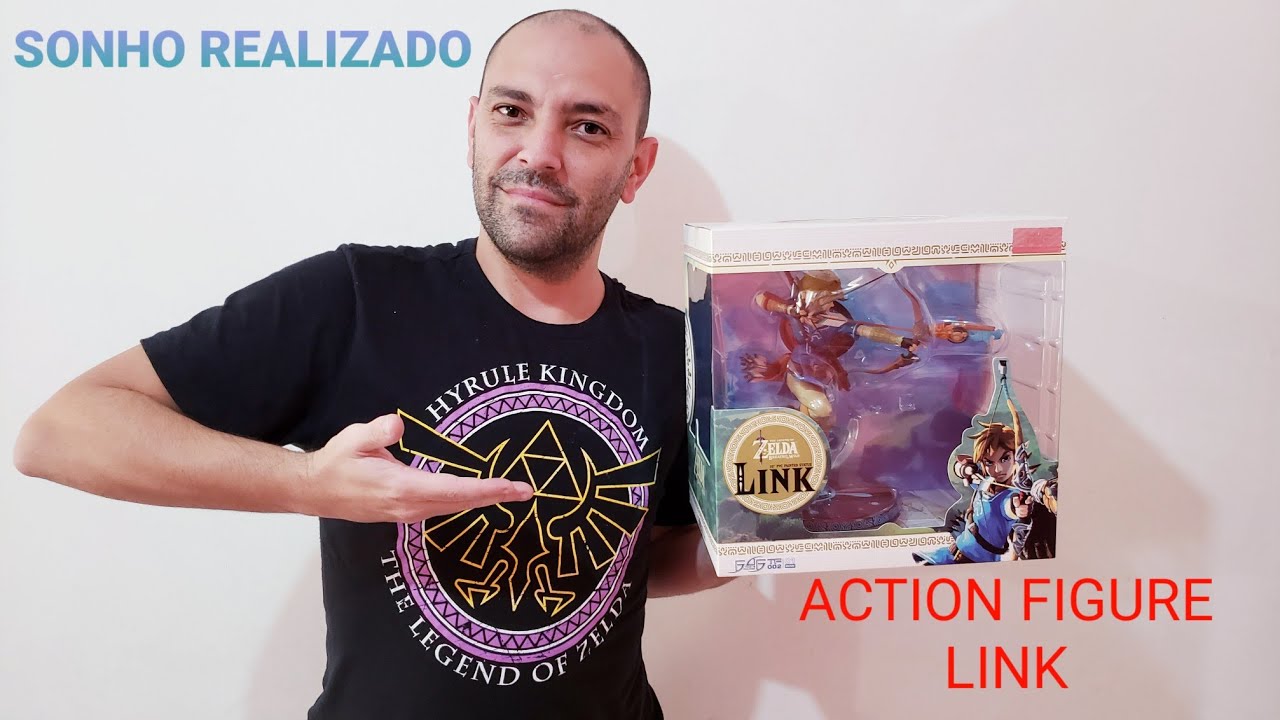 Meu Action Figure Link Breath of The Wilde. - YouTube