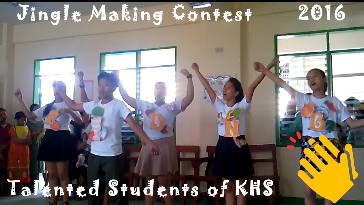 Jingle Making Contest 2016 Gr 3 KAUNLARAN HIGH SCHOOL - YouTube