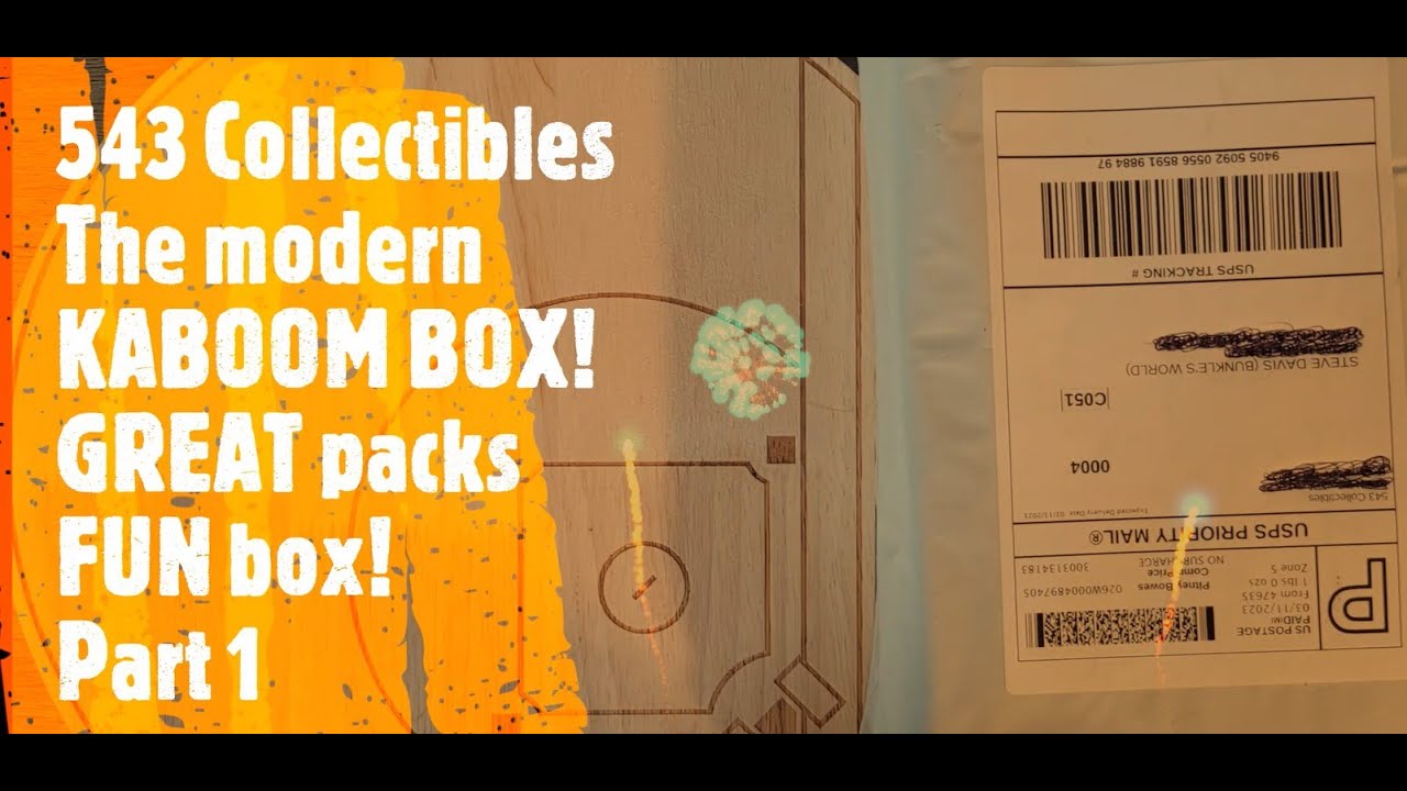 Mail Day - The Modern KABOOM BOX! @543collectibles- Great packs+ great ...