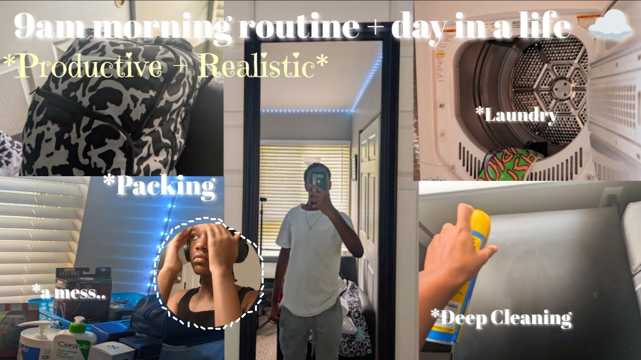 9am morning routine + day in my life productive+ realistic* Summer ...