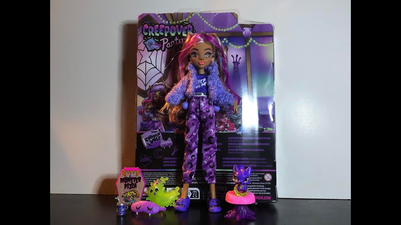 Monster High Creepover Party Clawdeen Wolf review - YouTube