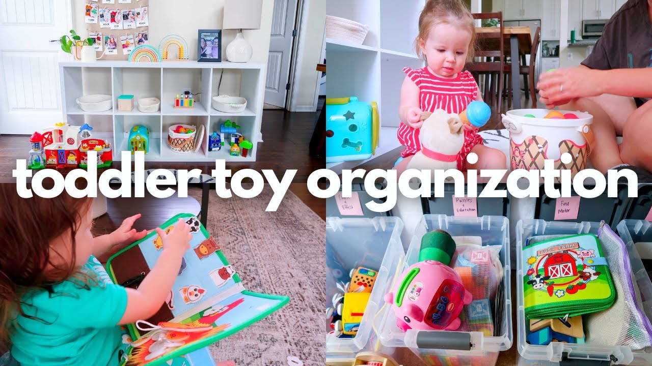 ORGANIZING all of our toys in TOY ROTATION categories | favorite toys ...