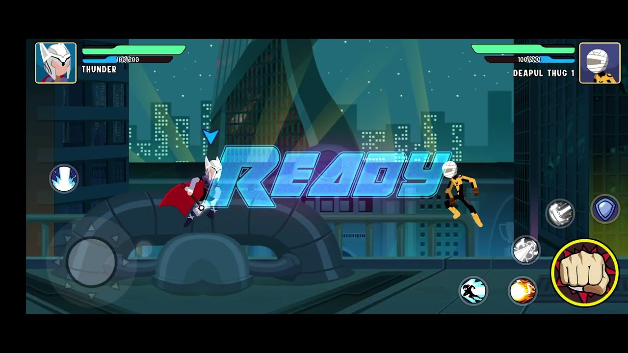 Stickman Heroes Thor Figure Gameplay Fight #fight #thor #stickmanheroes ...