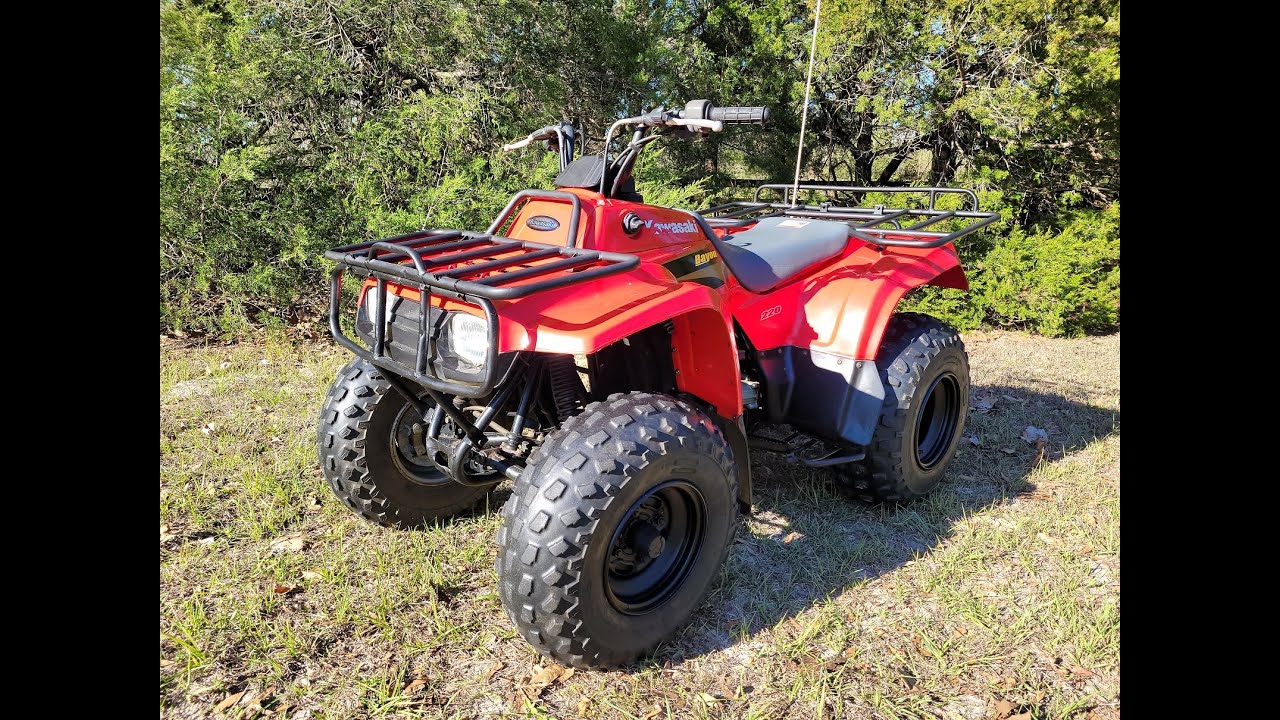2003 Kawasaki Bayou 220 - YouTube