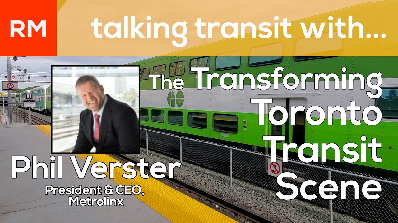 Talking Transit with the CEO of Metrolinx | Phil Verster - YouTube