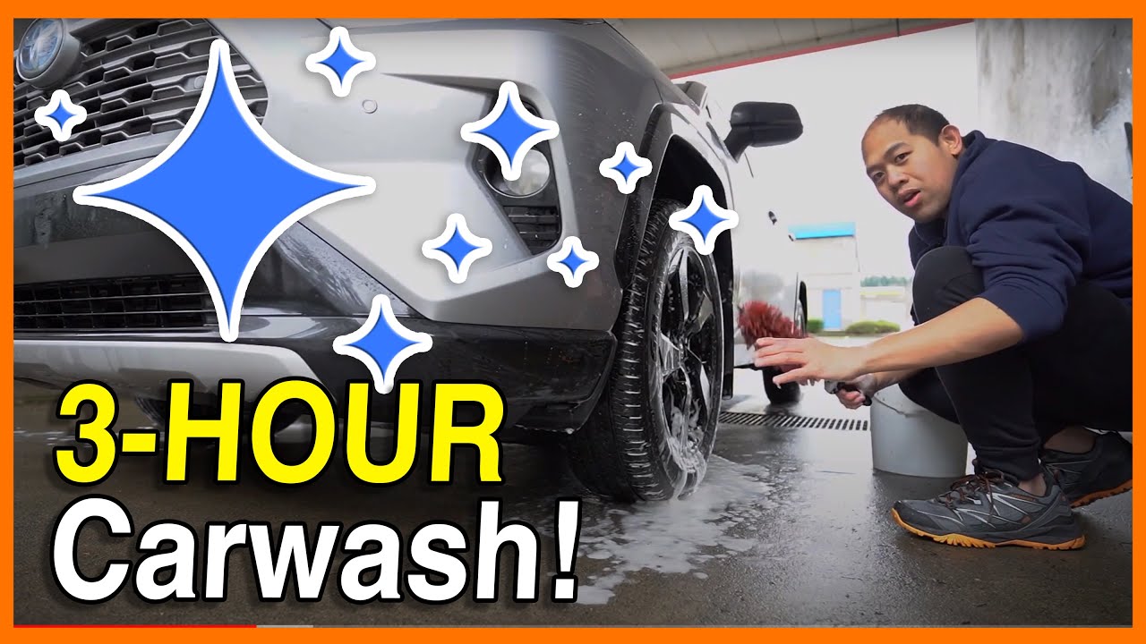 3-HOUR CARWASH! 2019 Toyota Rav4 XSE Hybrid | Julius Pasion - YouTube