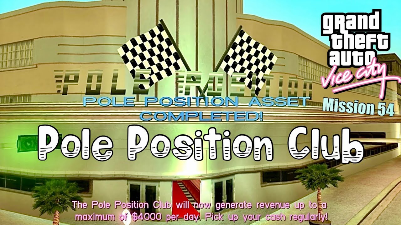GTA VICE CITY | Mission #54 | Pole Position Club | iOS, Android (Walkthrough) [HD] - YouTube