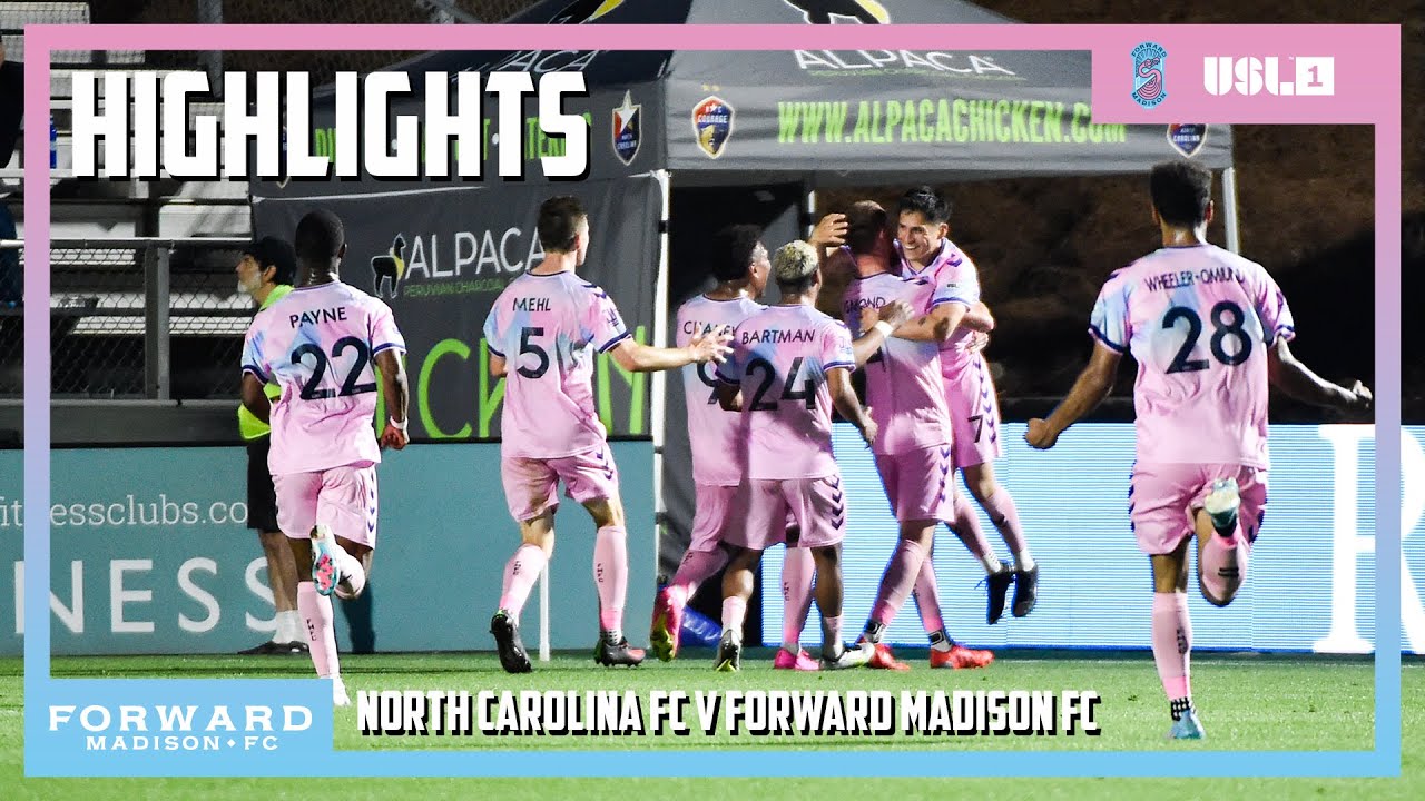 North Carolina FC vs Forward Madison FC - HIGHLIGHTS - YouTube