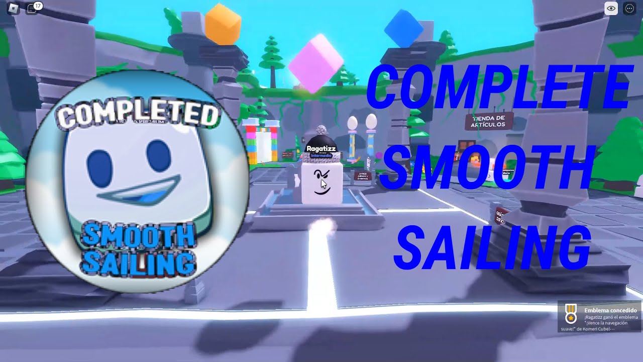 Obby But You´re A Cube | Level 5 Smooth Sailing | Roblox - YouTube