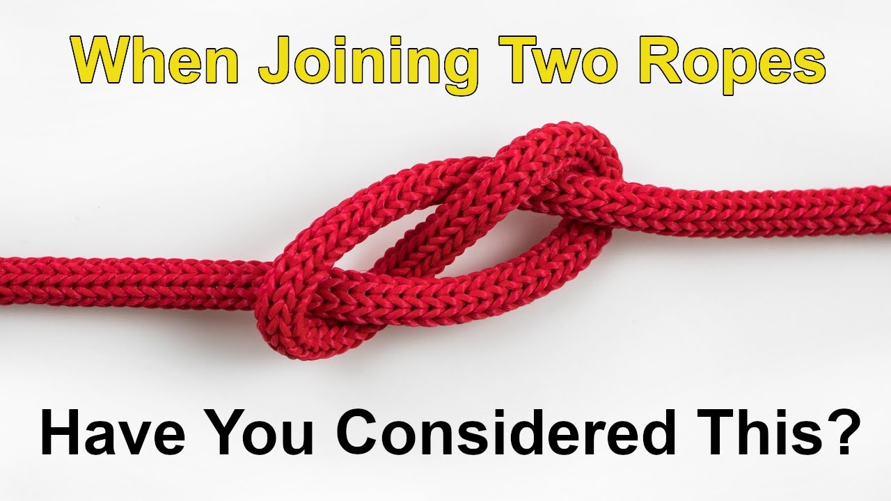 How to Join Two Ropes Securely with the Trace Figure 8 Knot | Step-by ...
