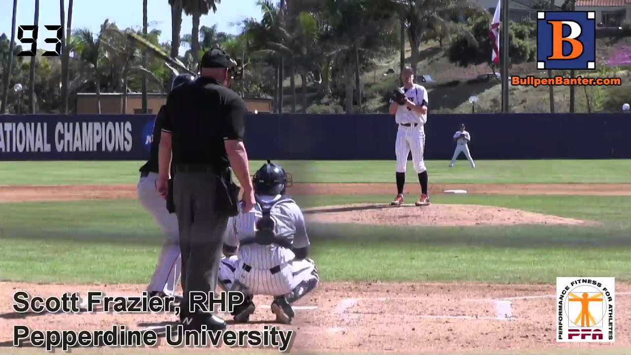 SCOTT FRAZIER PROSPECT VIDEO, RHP, PEPPERDINE UNIVERSITY - YouTube